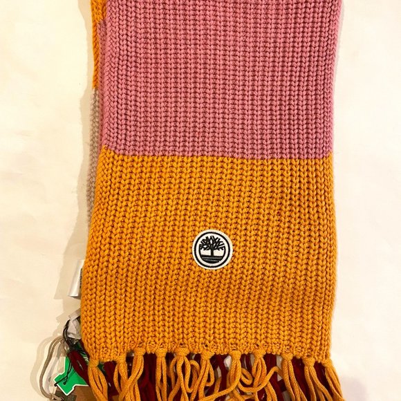 Timberland | Accessories | Timberland Colorblock Scarf With Fringe ...